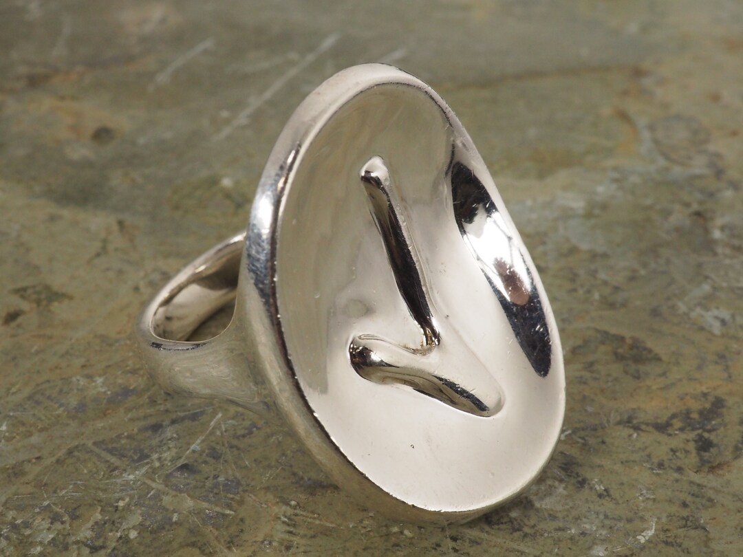 Vintage RLM Studio Robert Lee Morris Sterling Silver FLOW Ring Size 7 ...