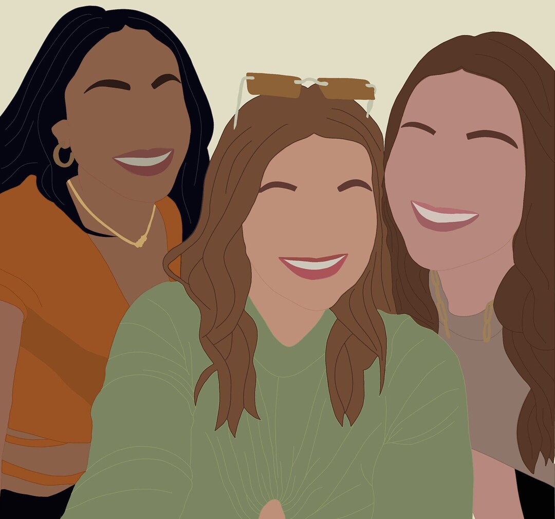 Faceless Portrait | Digital File | Custom Faceless Portrait | Custom ...