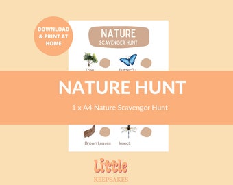 Printable Woodland Forest Animal Scavenger Hunt for Toddler and ...