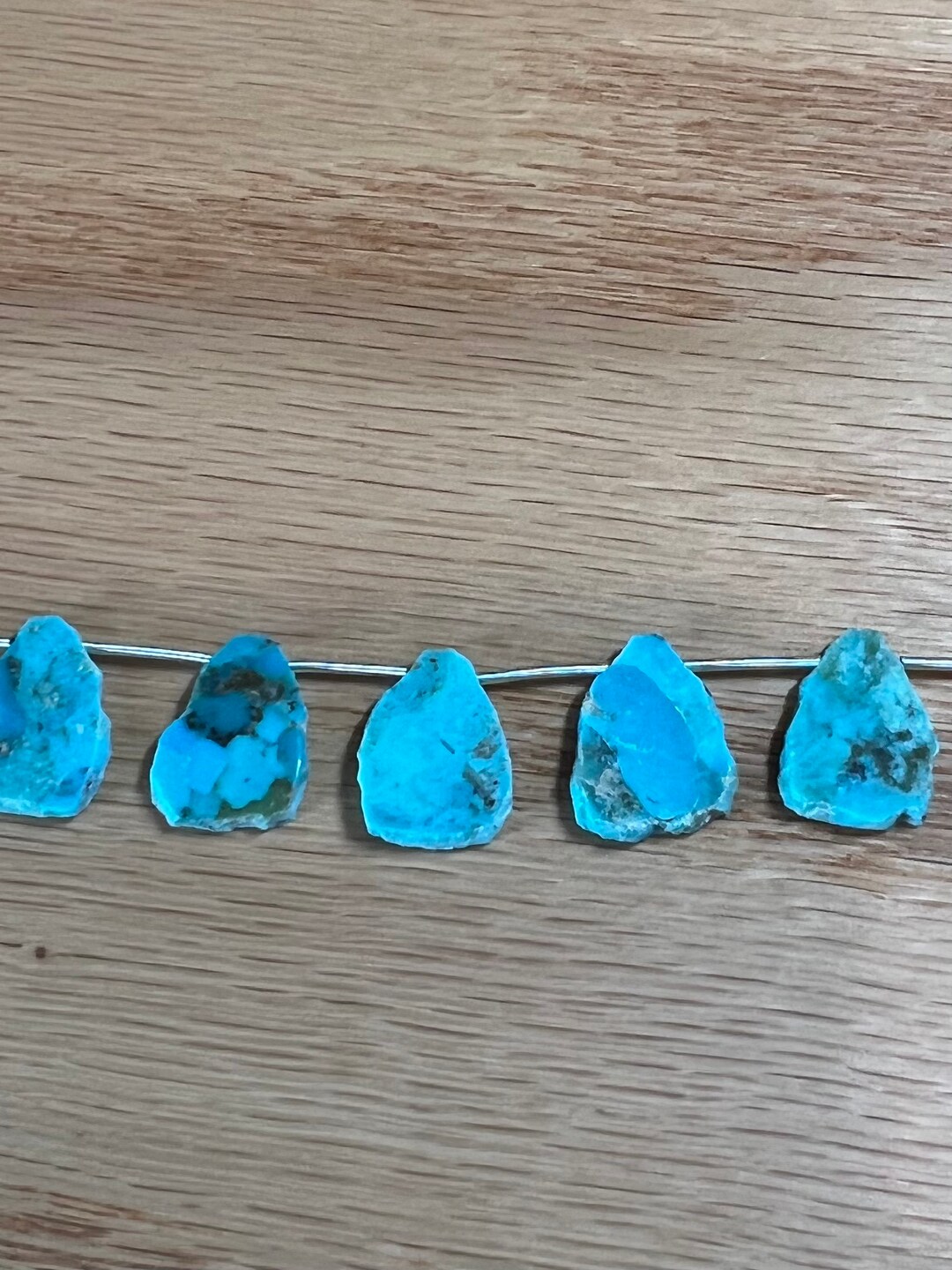 Turquoise Slab Bead - Etsy