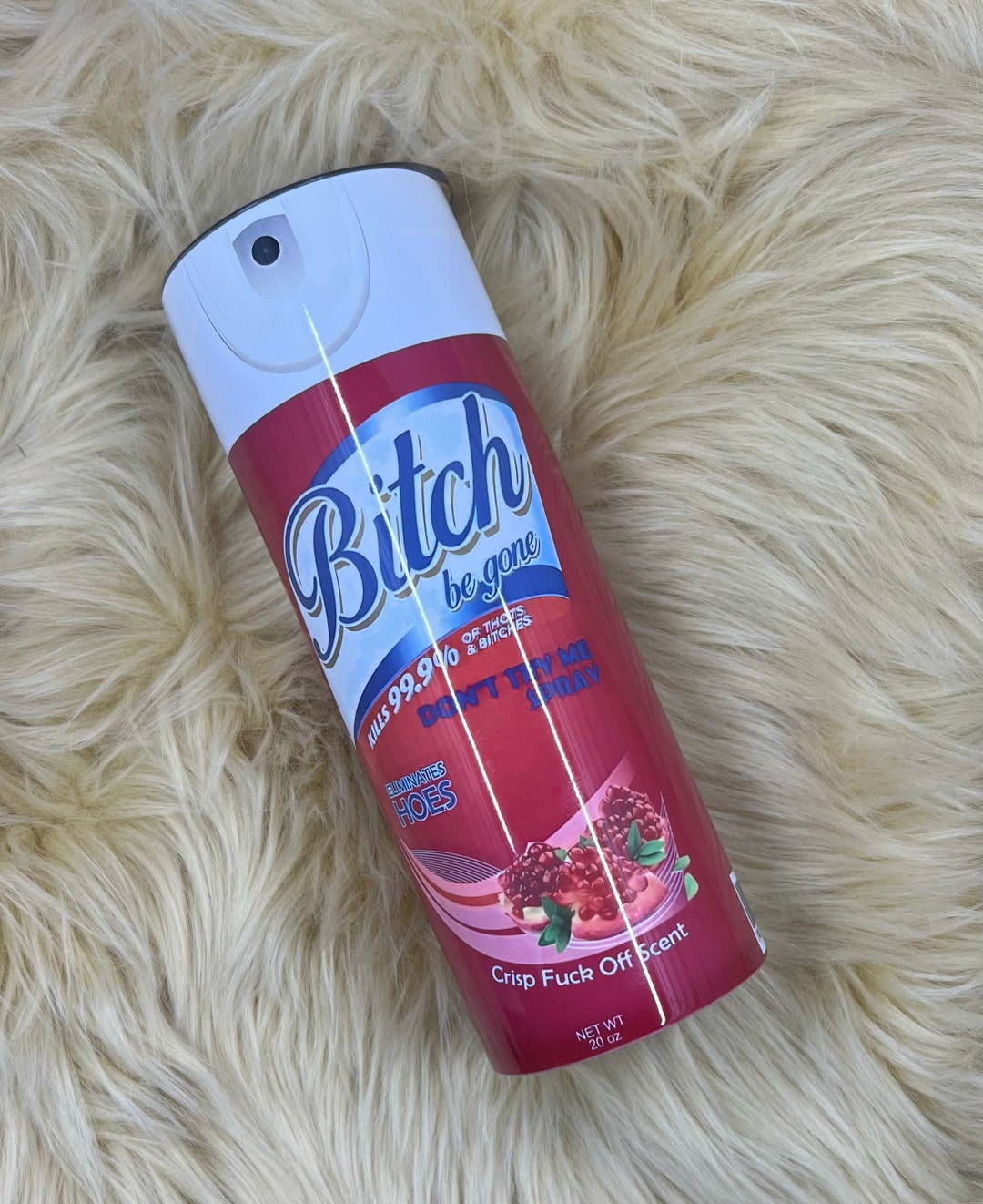 B*tch Be Gone Spray Tumbler- Red - Etsy