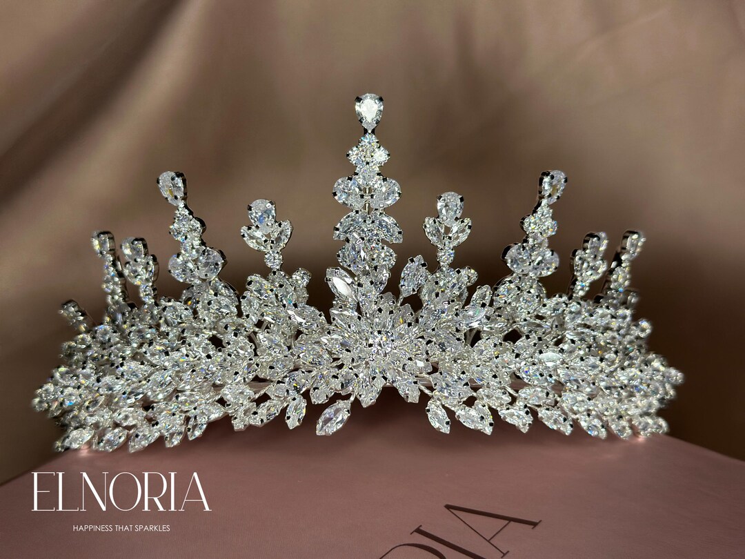 Princess Bride Crown Tiara for Wedding Day | Bridal Hair Piece Wedding ...