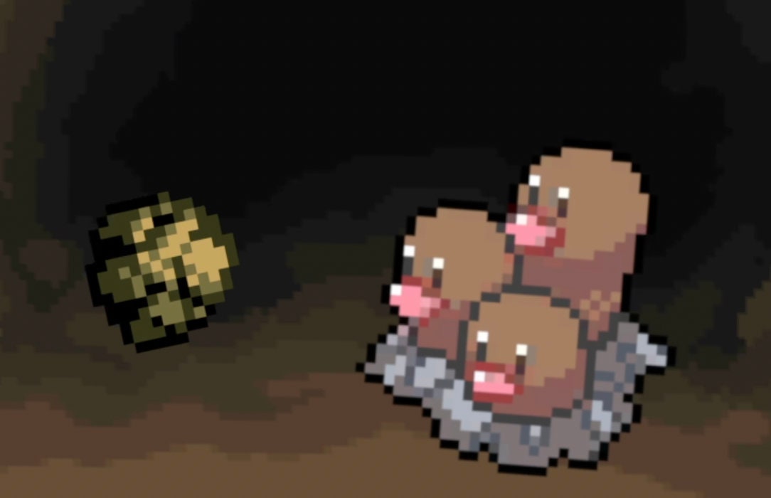 Diglett's Cave hgss Pixel Art Animated Background And/or Overlay for Youtube, Twitch, Streaming ...