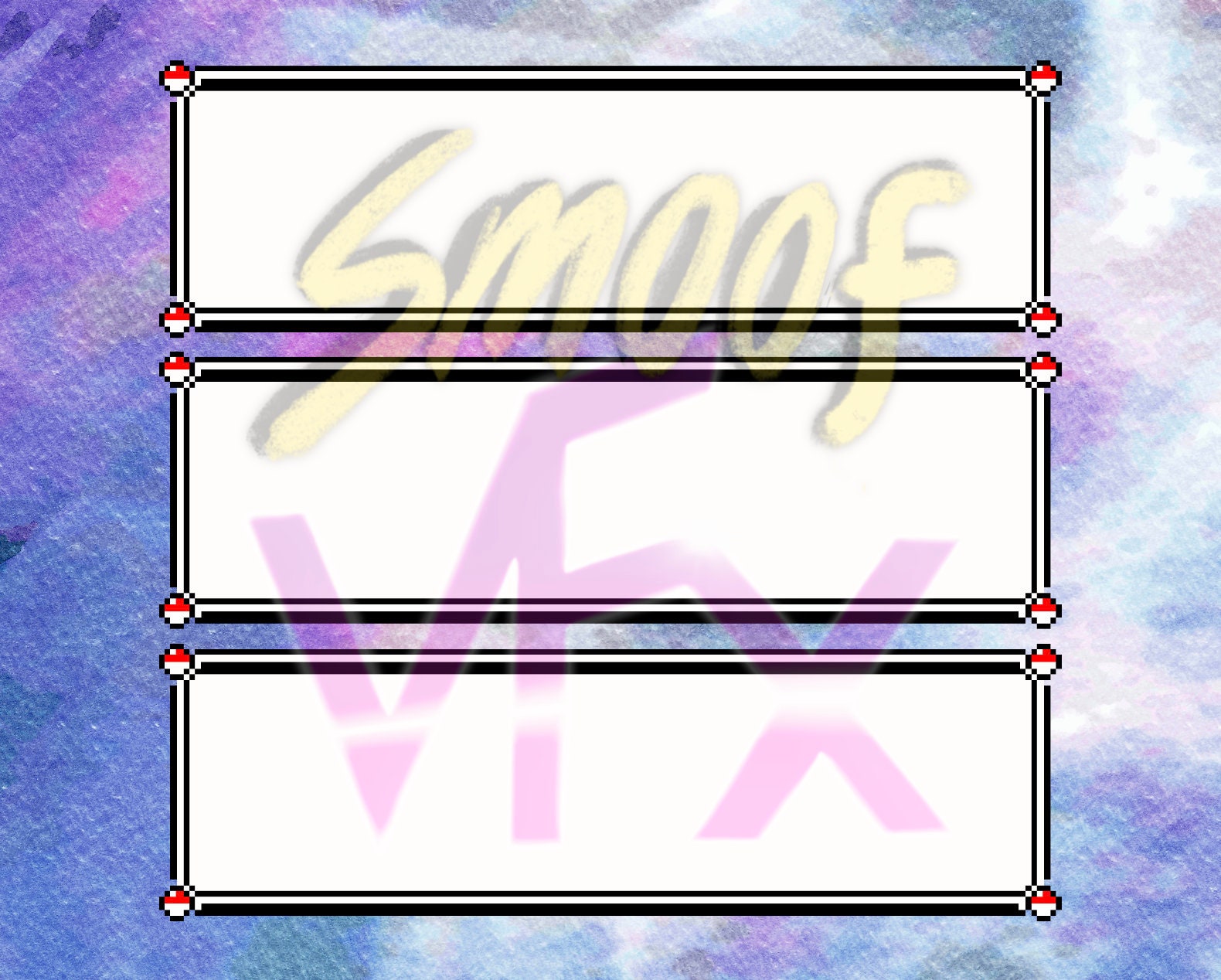 Pokemon Pokeball Text Box Overlay for Youtube, Twitch, Streaming ...