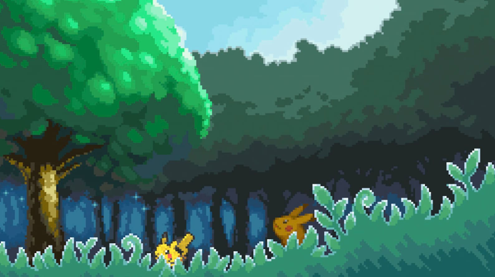 22 Pokémon Heartgold/soulsilver Pixel Art Animated Backgrounds And/or ...