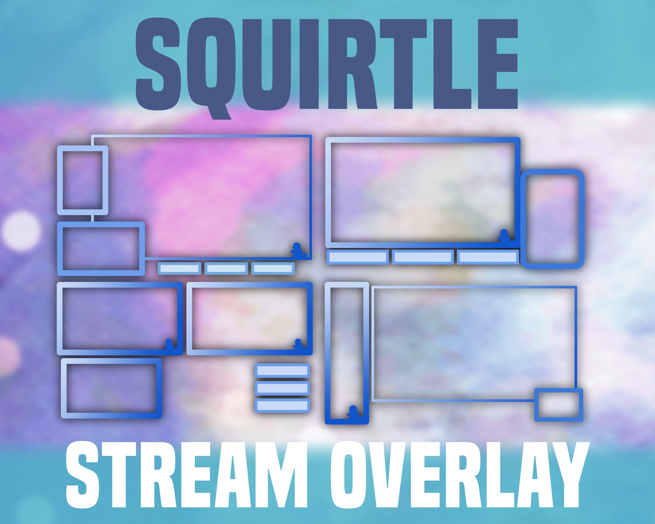 Pokemon Squirtle Overlay GIF for Youtube, Twitch, Streaming, Vtuber ...