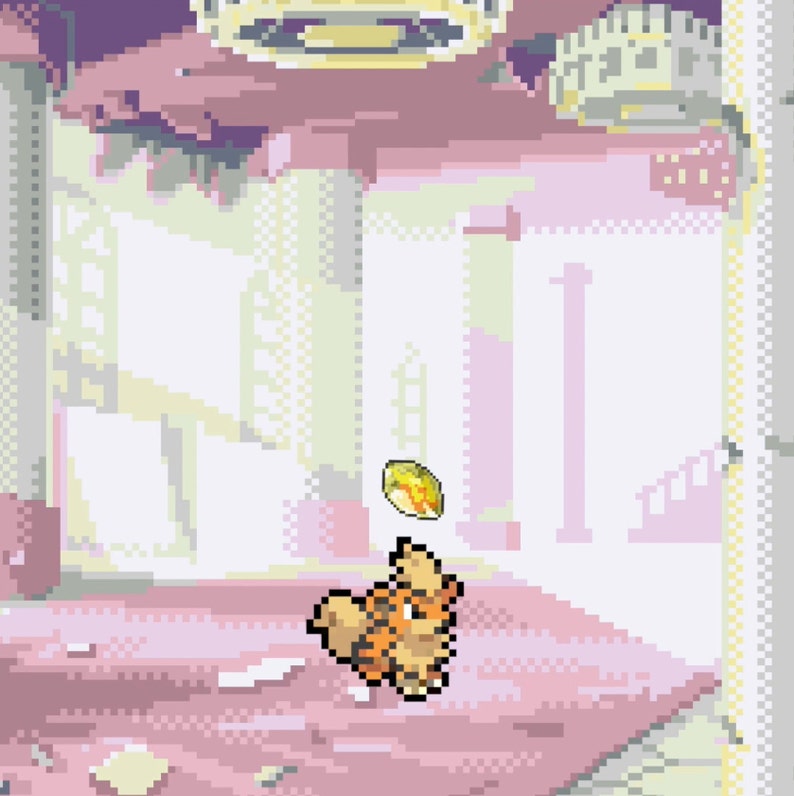 Pokémon Mansion Pixel Art Animated Background And/or Overlay - Etsy ...
