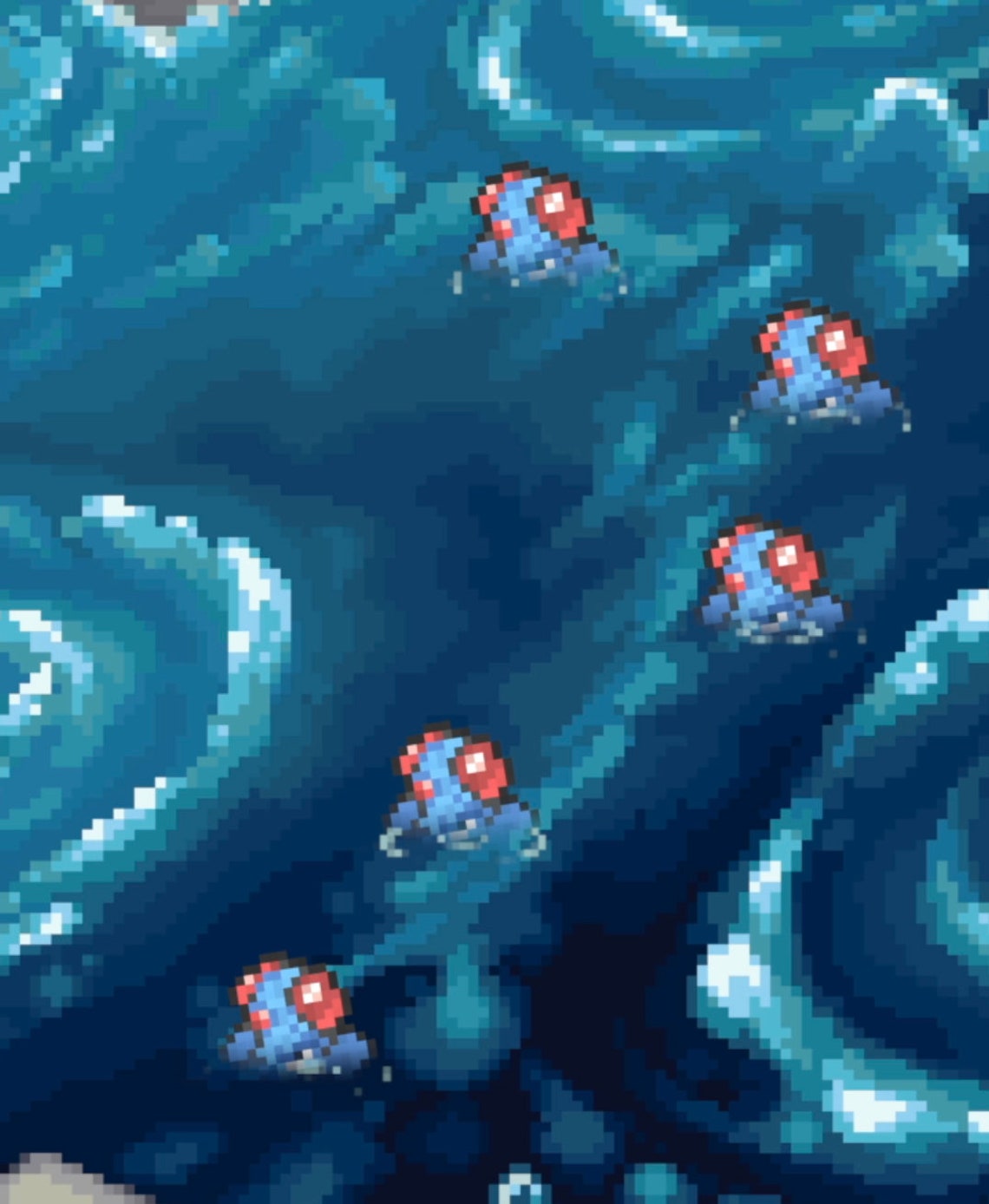 Whirl Islands Pixel Art Animated Background And/or Overlay for Youtube ...