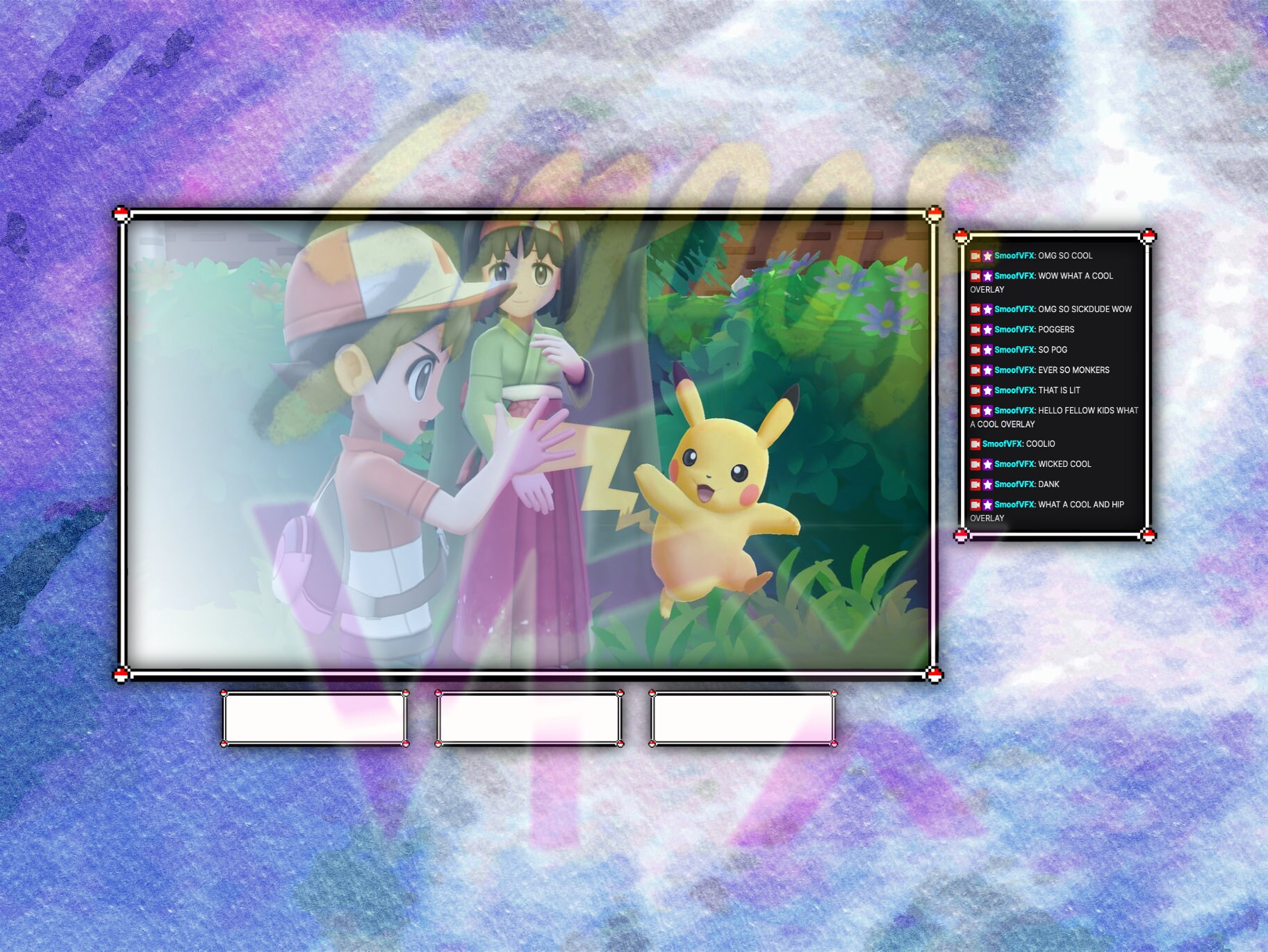 Pokemon Pokeball Text Box Overlay for Youtube, Twitch, Streaming ...