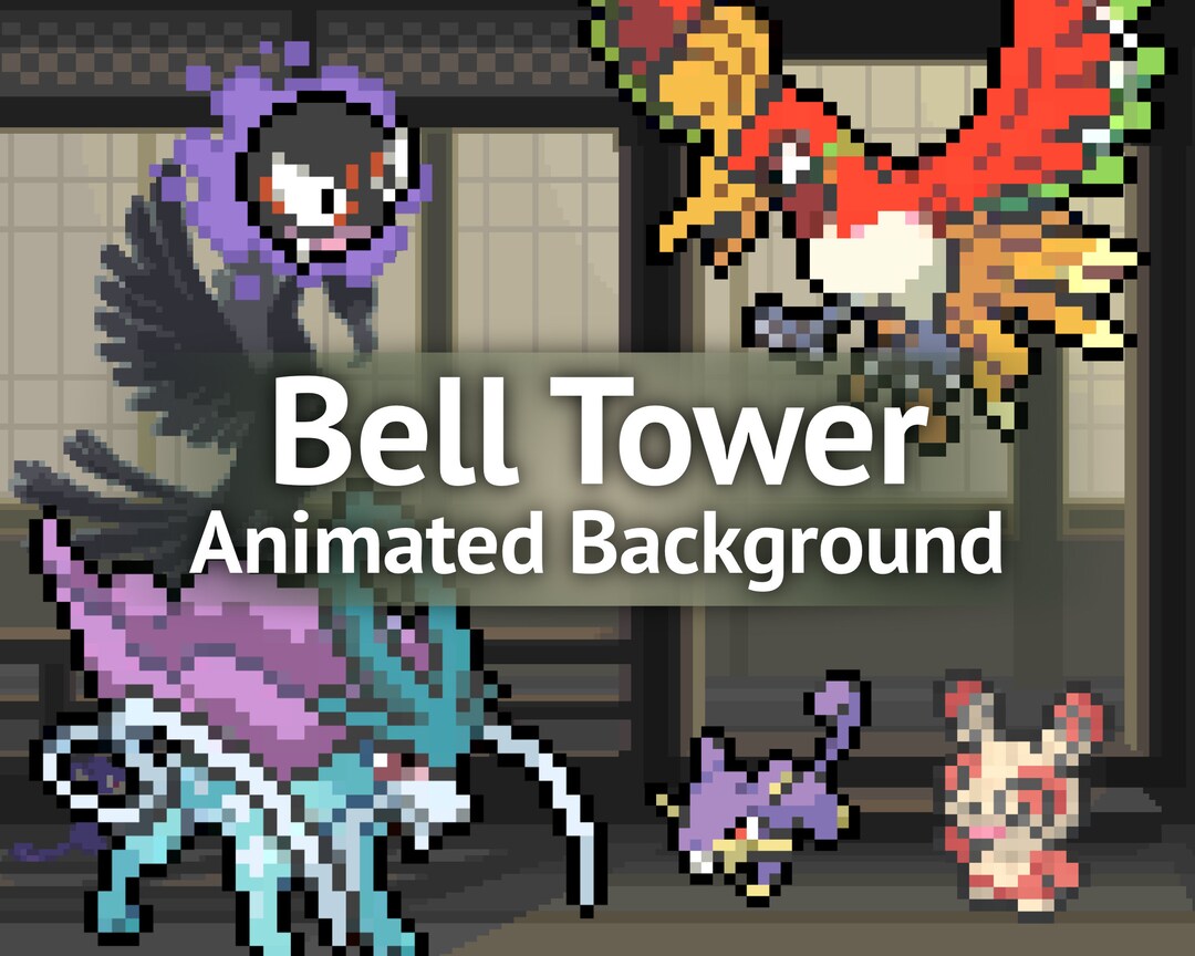 Bell Tower Pixel Art Animated Background And/or Overlay for Youtube ...