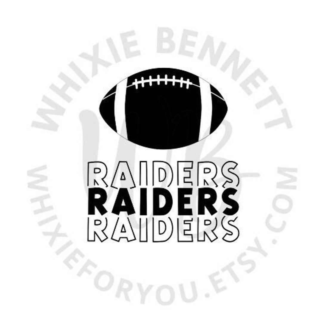 Football Mascot Raiders SVG Design: Raiders PNG (digital Item) - Etsy
