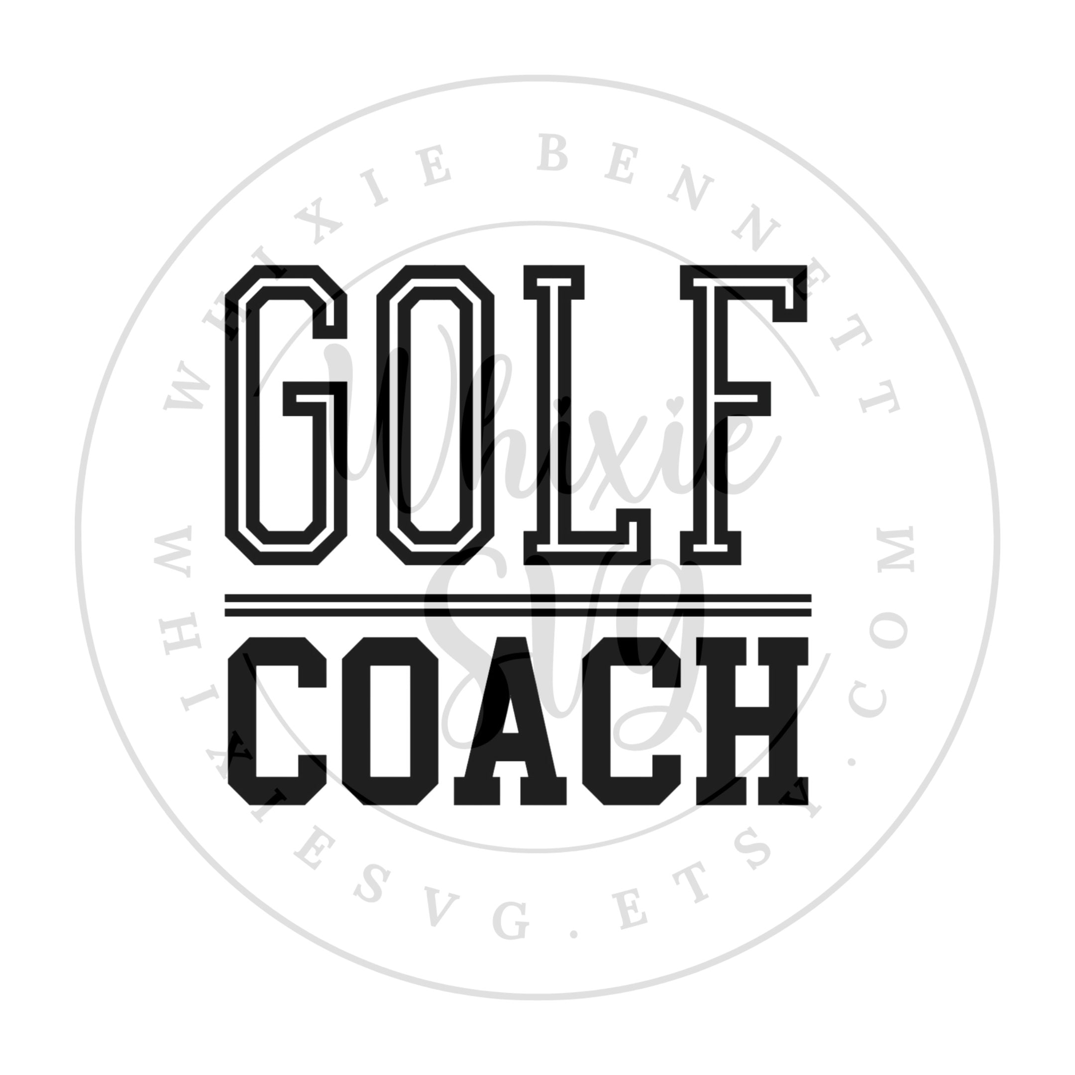 Golf Coach SVG, Golf Coach PNG, Golf Coach Digital Download, Golf Coach ...