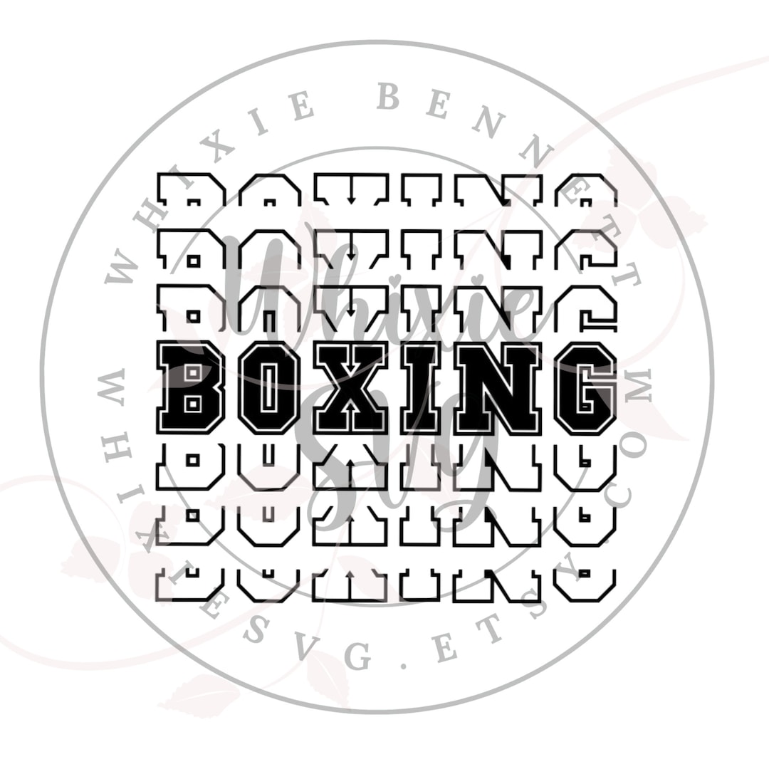 Boxing SVG, Boxing PNG, Boxing Digital Download, Boxing Cut File ...