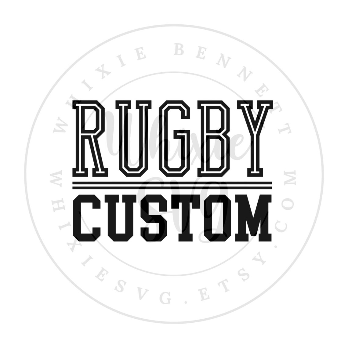 Custom Rugby SVG, Custom Rugby PNG, Custom Rugby Design, Add Name to ...