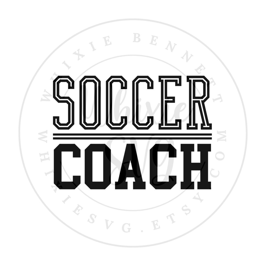 Soccer Coach SVG, Soccer Coach PNG, Soccer Coach Digital Download ...