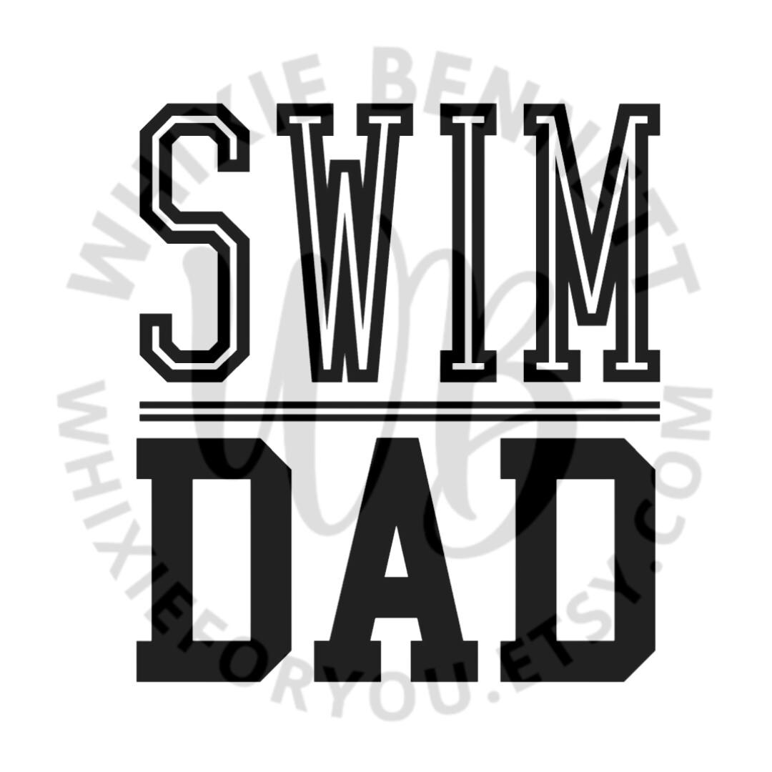 Swim Dad SVG, Swim Dad PNG, Swim Dad Digital Download, Swim Dad Cut ...