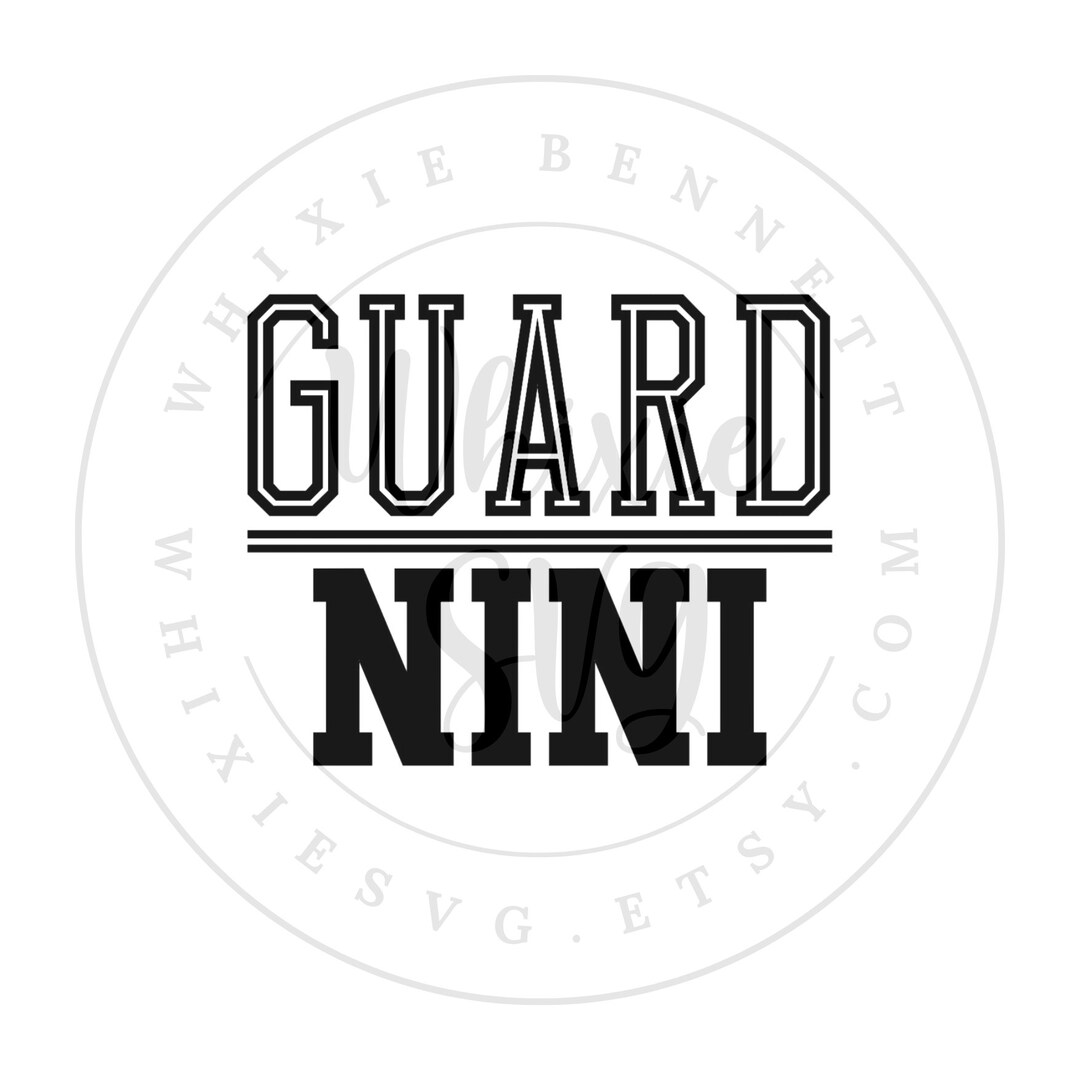Guard Nini Design: Color Guard PNG SVG (digital Download) - Etsy