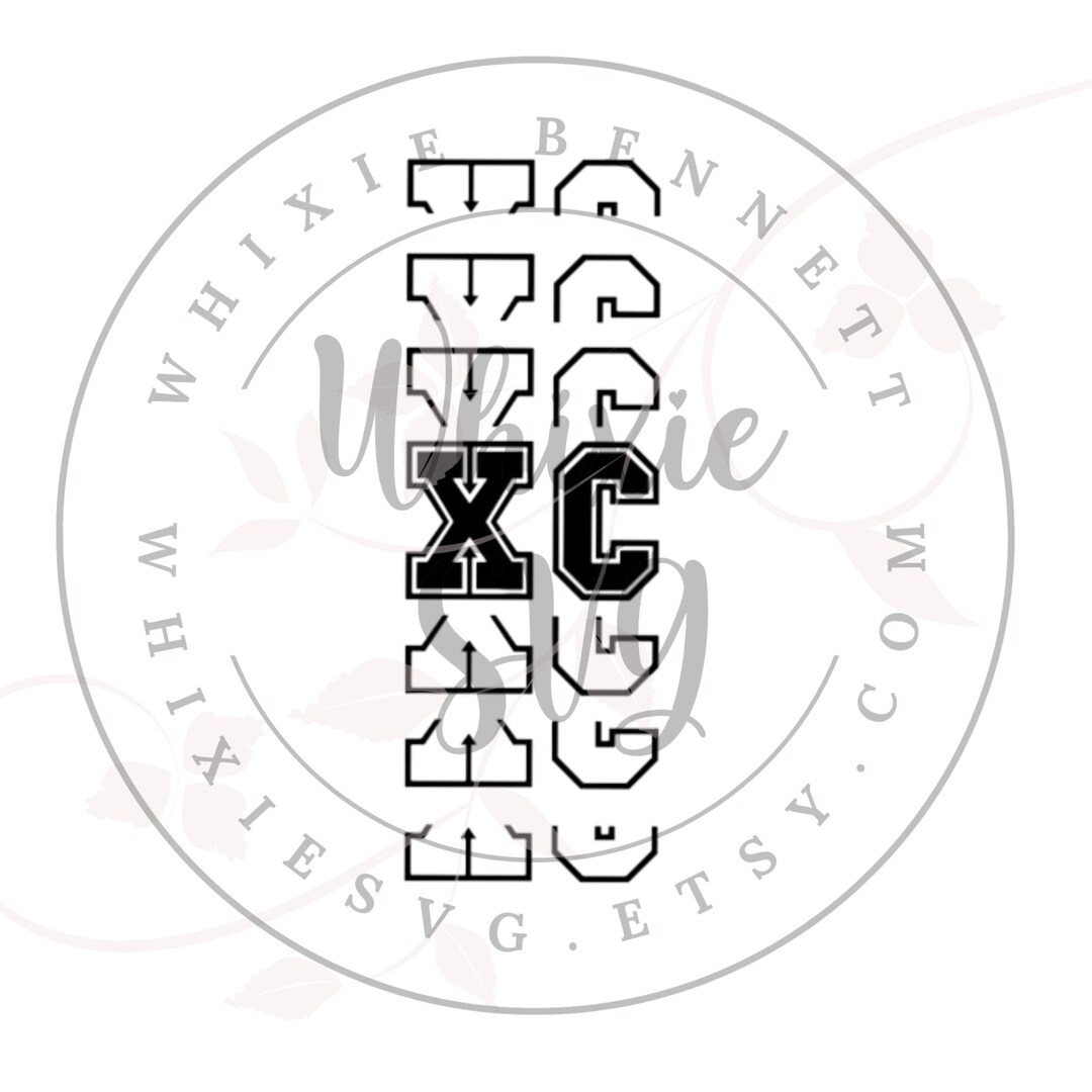 XC SVG Design, Cross Country PNG Design, Cross Country Cut File, Cross ...