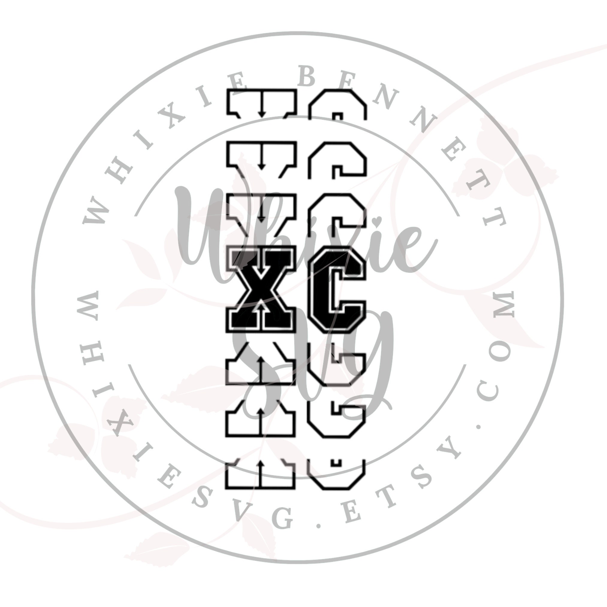 XC SVG Design, Cross Country PNG Design, Cross Country Cut File, Cross ...