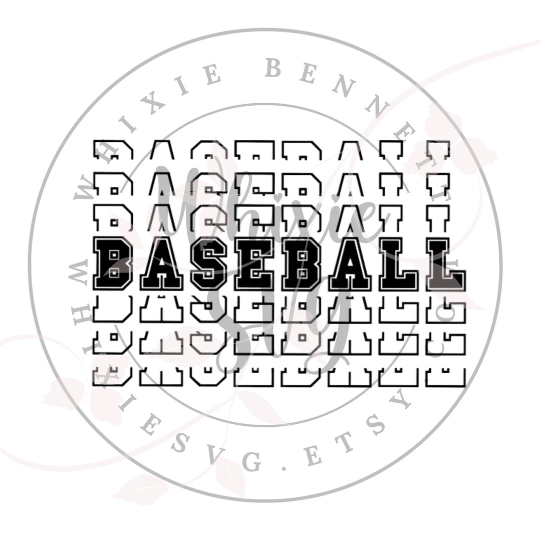 Baseball SVG Design Baseball PNG Design Baseball Print File, Baseball ...