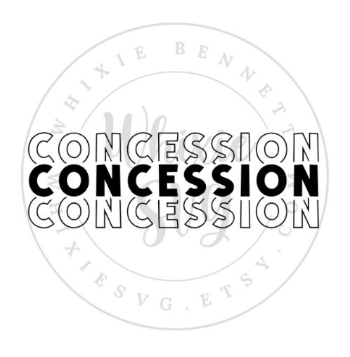 Concession SVG Design: PNG Cut File (digital Download) - Etsy