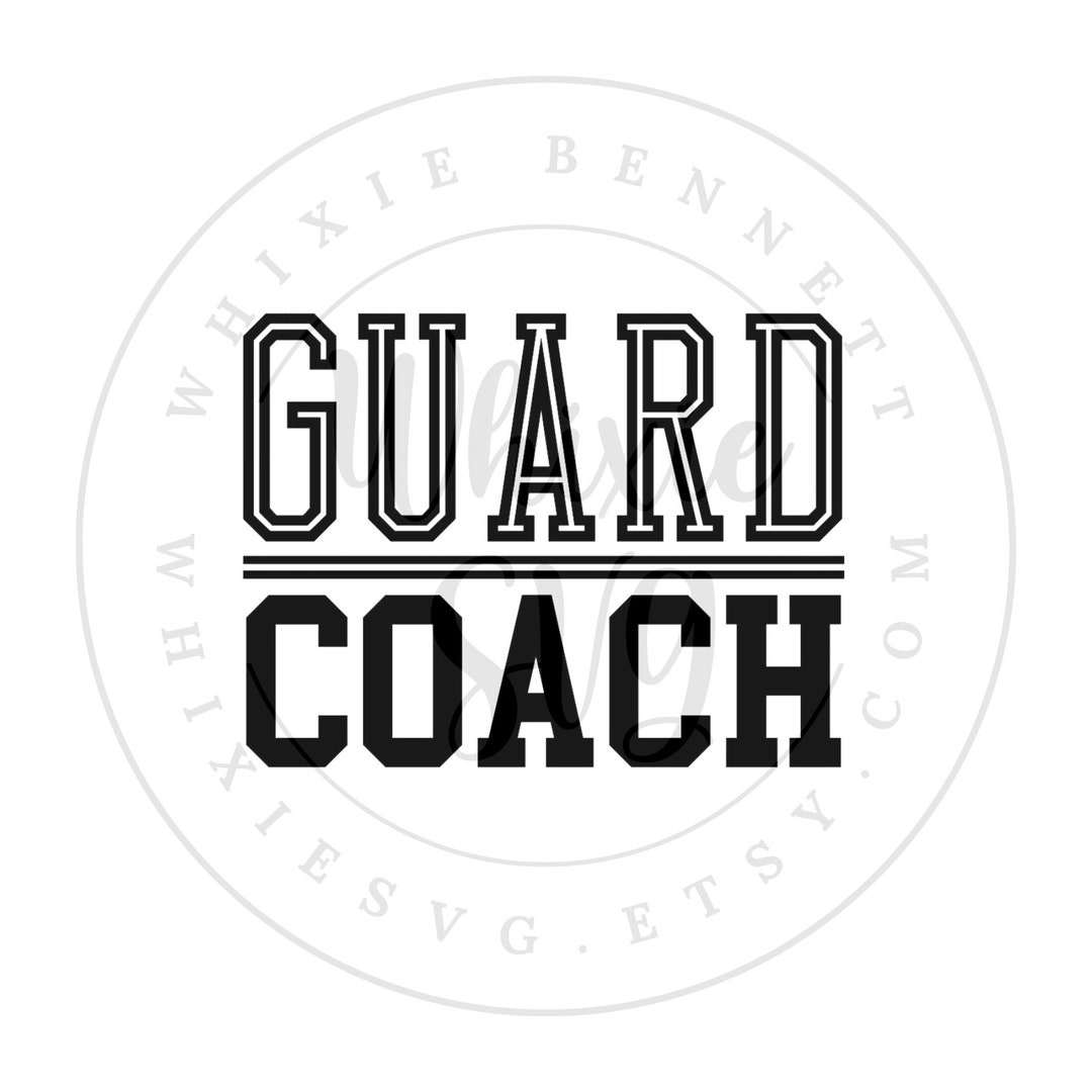 Guard Coach SVG - Color Guard Coach PNG - Winter Guard Coach Digital ...
