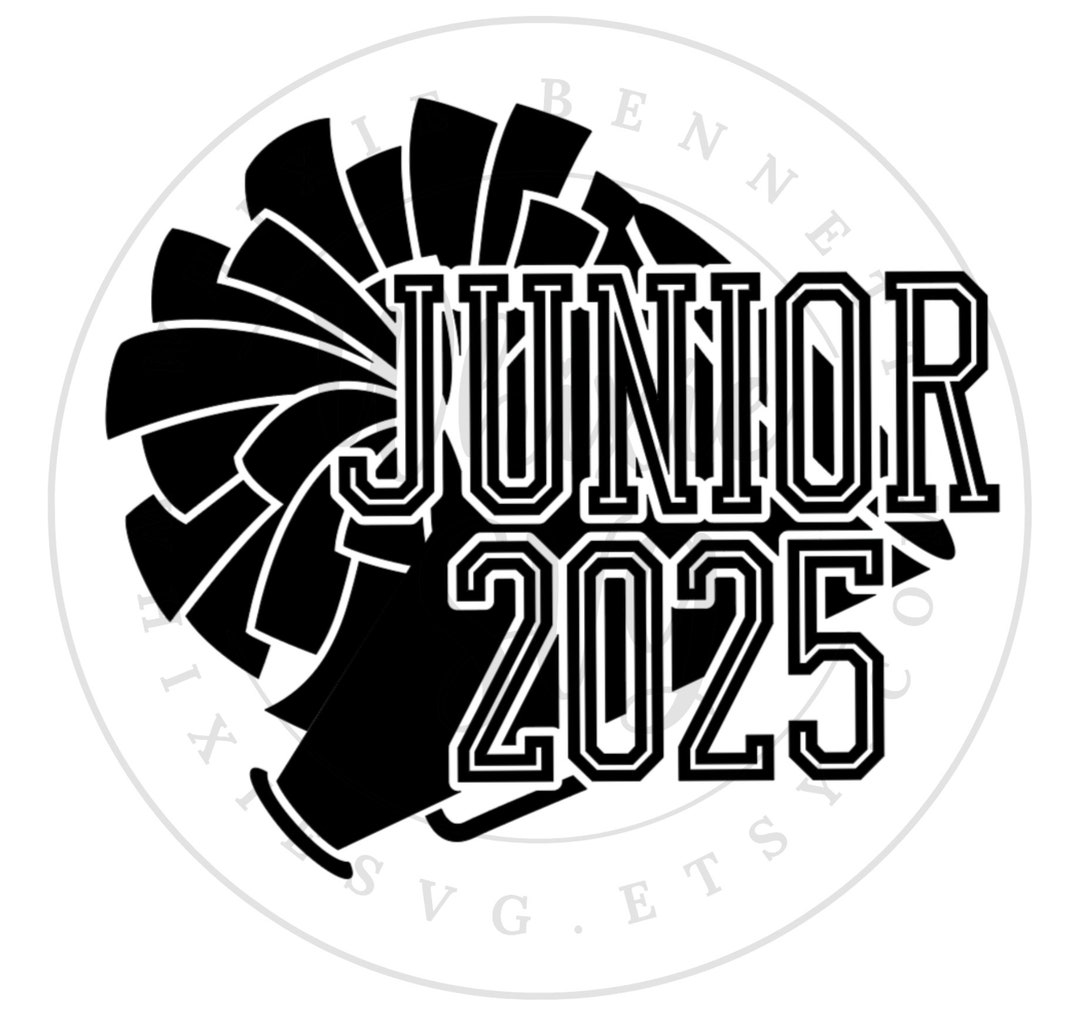 Cheer Junior 2025 SVG Design Cheer Junior 2025 PNG Design Cheer Class ...