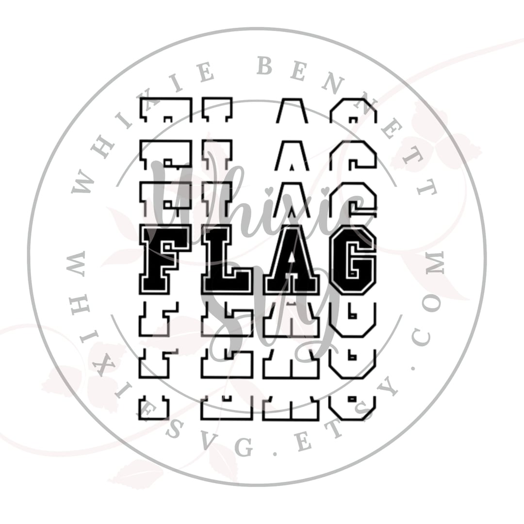 Flag SVG Design: PNG Print & Cut File (digital Download) - Etsy UK