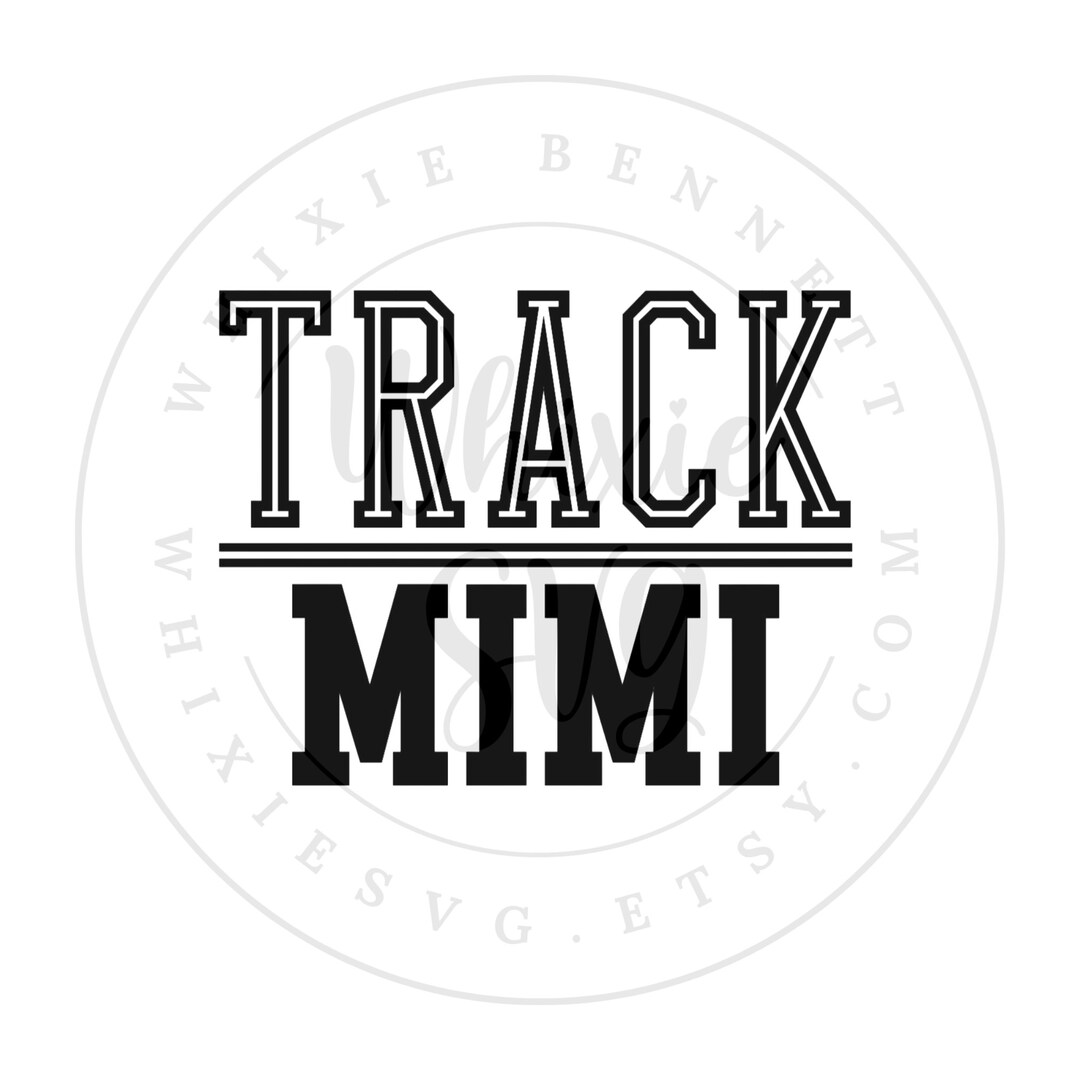 Track Mimi SVG PNG: Sublimation Design (digital Download) - Etsy