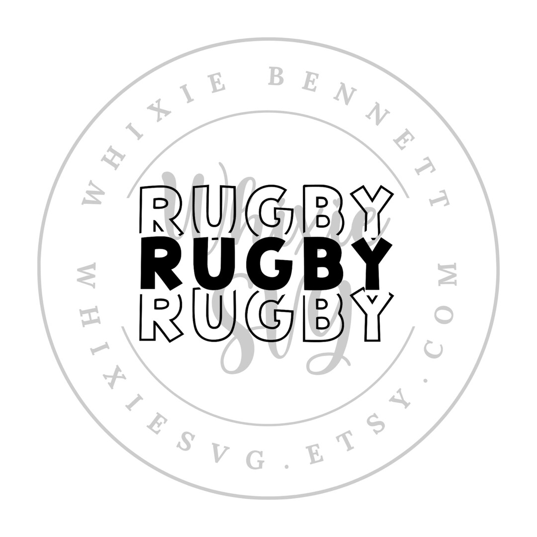 Rugby SVG Rugby PNG Rugby Digital Download Rugby Shirt - Etsy