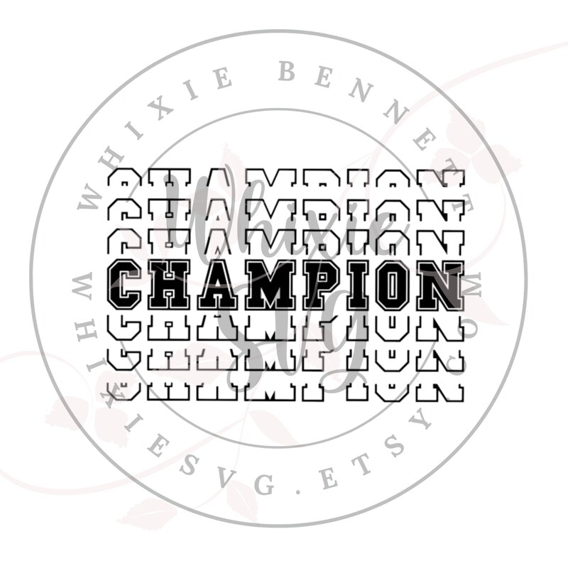 Svg Coupe Desk Champions - Etsy Australia