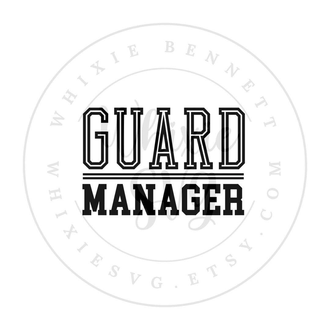 Guard Manager SVG - Color Guard Manager PNG - Winter Guard Manager ...