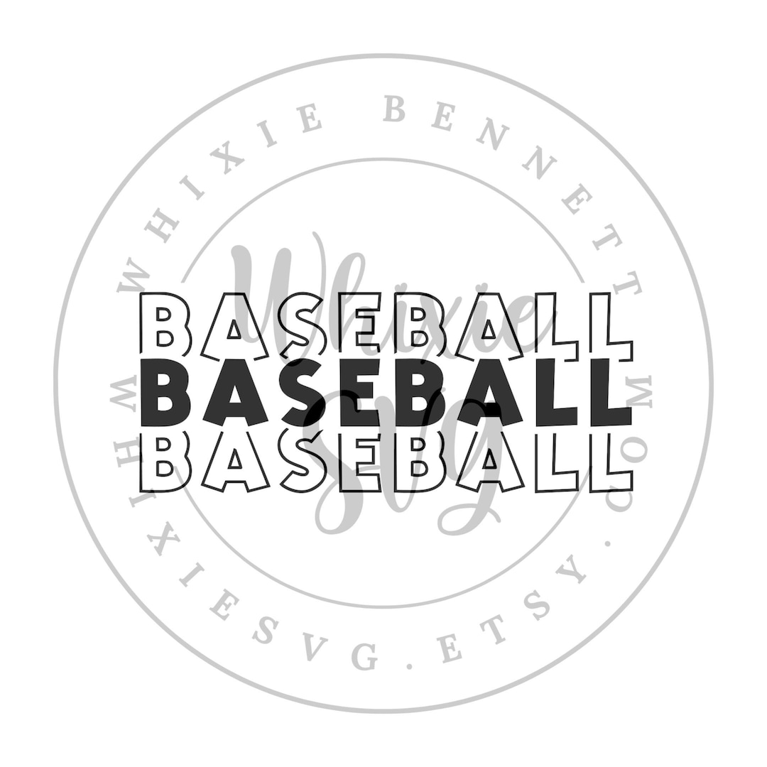 Baseball SVG Design - Baseball PNG Design - Baseball Print File ...