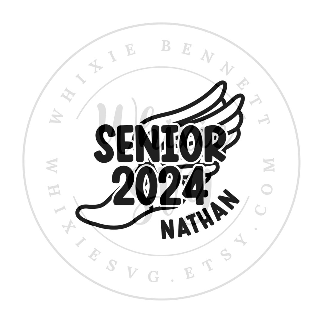 Custom Track Senior 2024 SVG, Custom Track PNG, Custom Track Design ...
