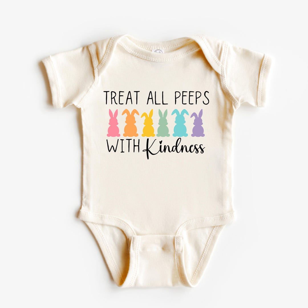 Treat All Peeps W Kindness Baby Girl Clothes, Girls Easter Kids Shirt ...