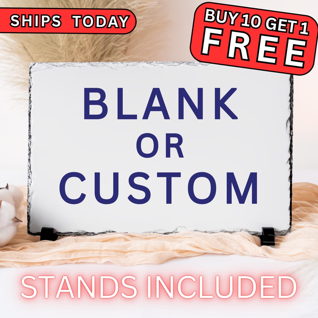 Wholesale Glossy Rock Slate Blanks , Blank Photo Rock , Sublimation ...