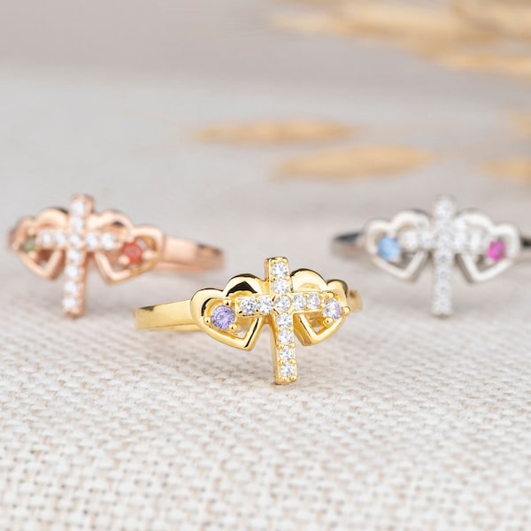 Cross Ring - Etsy