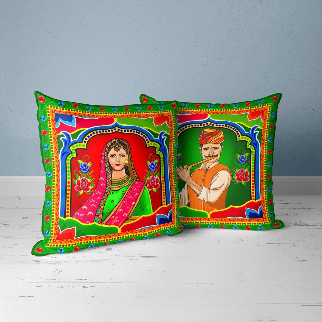 Man - Woman, Couple - Truck Art Design, Pakistani, Indian Style ...