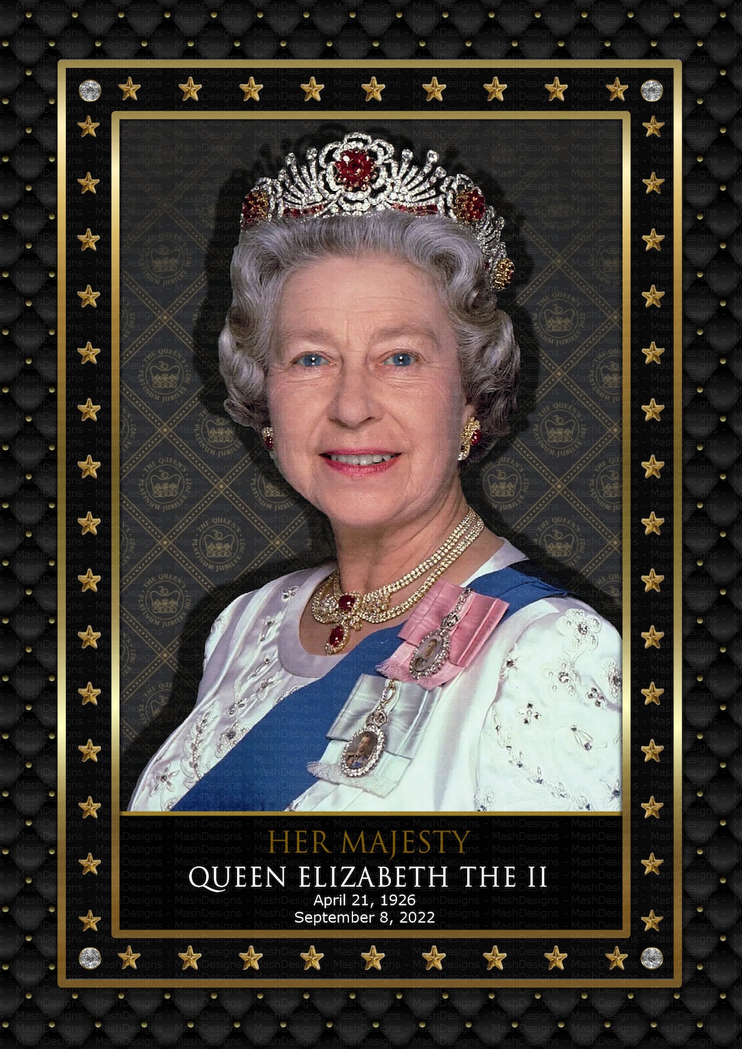 Queen Elizabeth II British Queen A4 Signed PHOTO PRINT Memorabilia ...