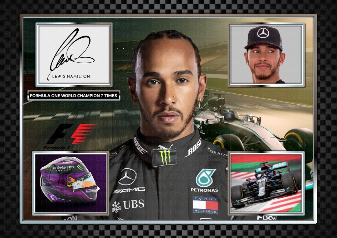 Lewis Hamilton Formula 1 A4 Signed PHOTO PRINT MEMORABILIA - Etsy