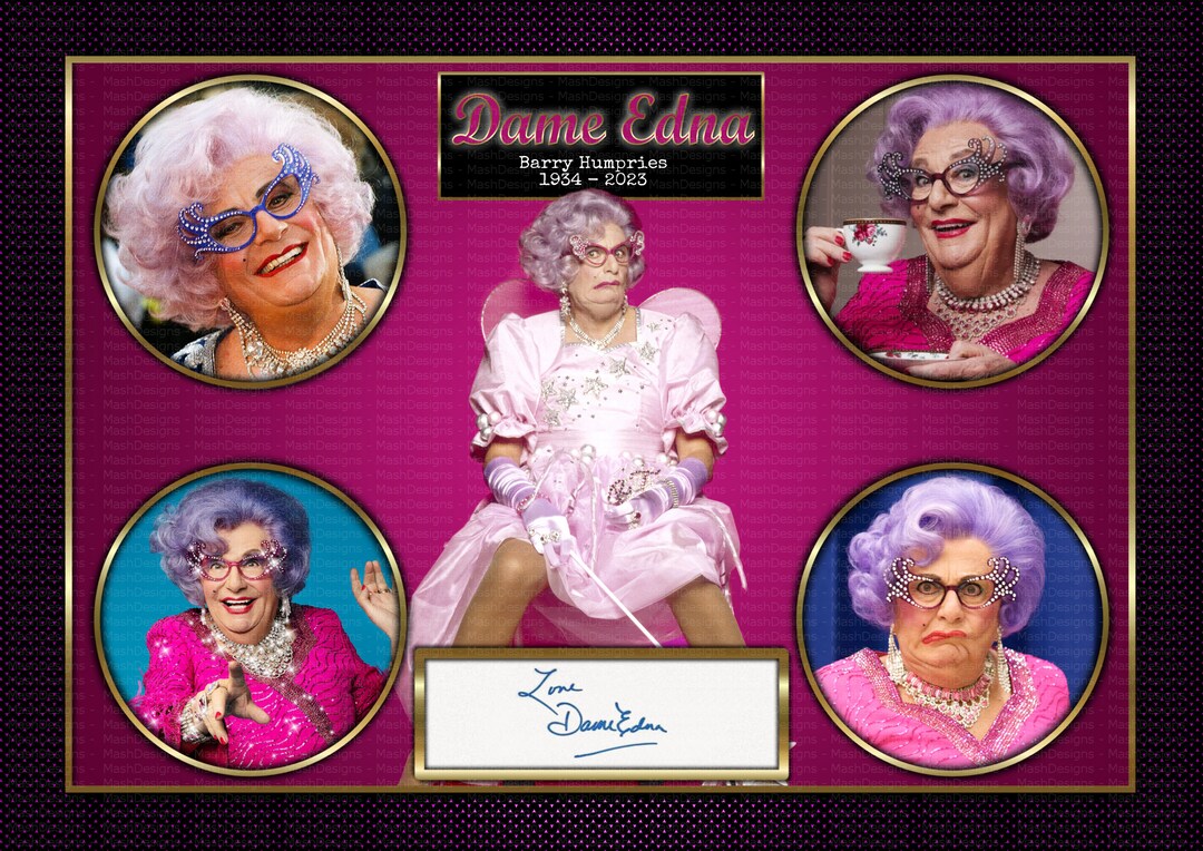 Dame Edna Exclusively Made by Mashed Designs - Etsy