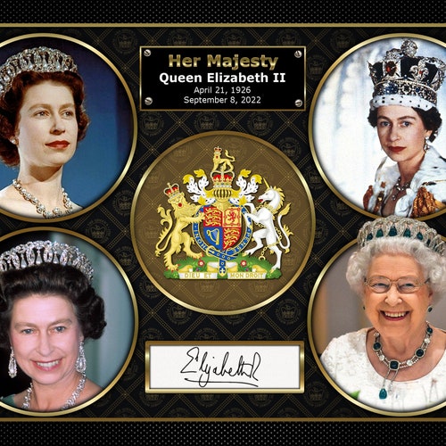 Queen Elizabeth II RIP Remembrance Memorabilia A4 Photo Print - Etsy