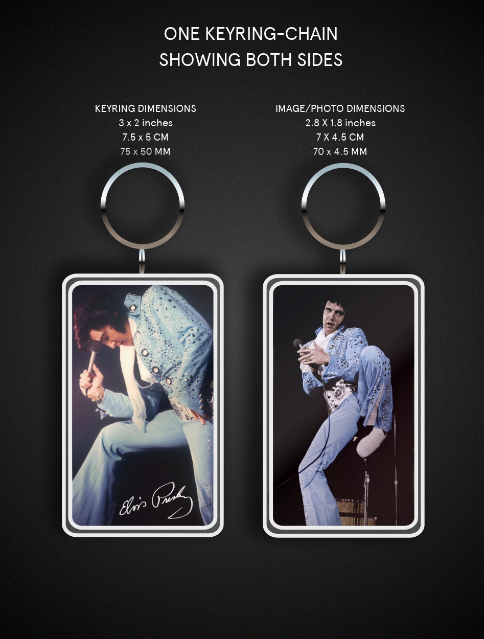 Elvis Presley Keyring/keychain 50's 60's 70's - Etsy UK