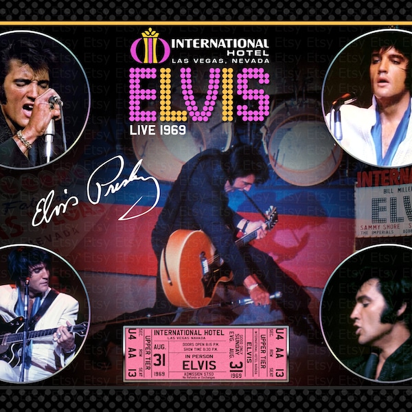 Elvis Presley Poster - Etsy