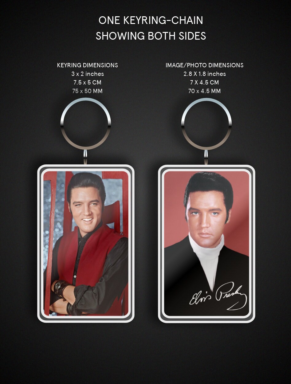 Elvis Presley Keyring/keychain 50's 60's 70's - Etsy UK