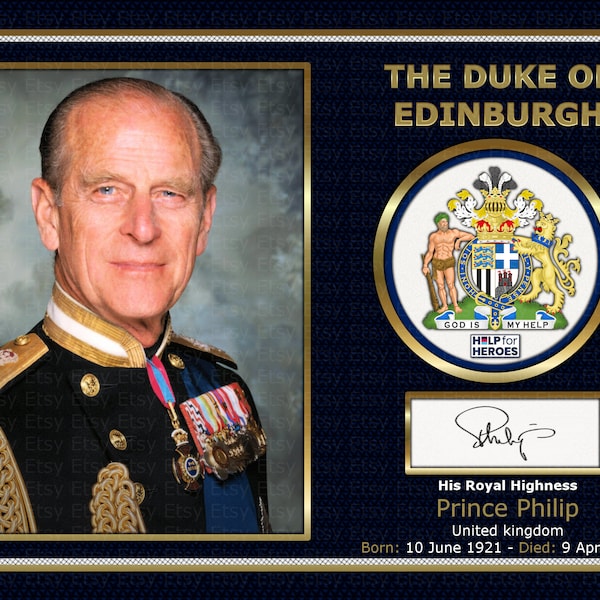 Prince Philip - Etsy