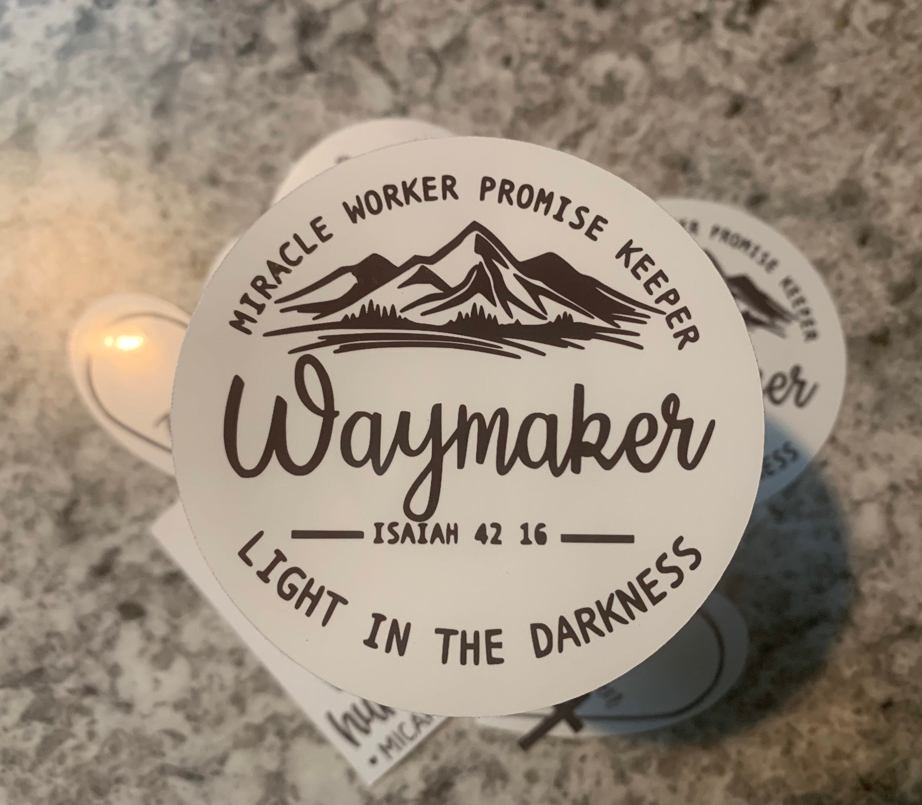 Waymaker sticker | Etsy