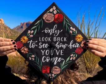 Graduation Cap Topper Embroidery - Etsy