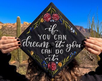 Graduation Cap Topper Embroidery - Etsy