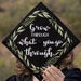 Embroidered Wreath Graduation Cap Topper Grad Cap Decoration - Etsy